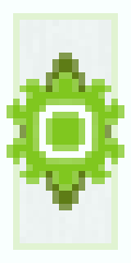 Green Flower Banner Minecraft Banner
