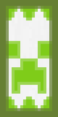 Creeper flag Minecraft Banner