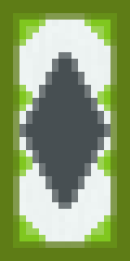 Green Crystals Minecraft Banner