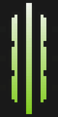 Minecraft Lime-white gradient Minecraft Banner