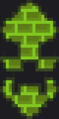 Scary evil monster Minecraft Banner