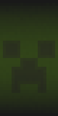 Creeper in Cave Banner Minecraft Banner