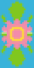 pink flower Minecraft Banner