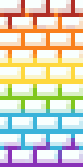Rainbow Bricks Minecraft Banner