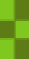 Green and Lime Pattern Minecraft Banner