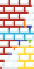 Bricks Rainbow Minecraft Banner