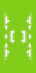 Green lizard Minecraft Banner
