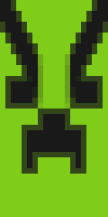 Evil Creeper Banner Minecraft Banner
