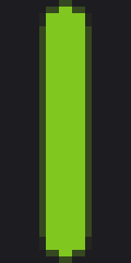 Green glow stick optimized Minecraft Banner