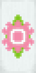 Pink Flower (Sheild) Minecraft Banner