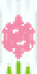 Pink FLower Minecraft Banner