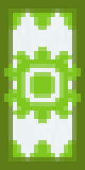 Green Medival Banner Minecraft Banner