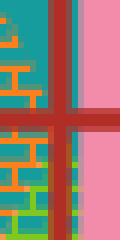 Dyed brick Minecraft Banner