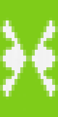 Lime Eyes Banner Minecraft Banner