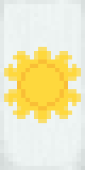 Sun Banner Minecraft Banner