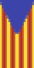 Catalonia Flag Minecraft Banner