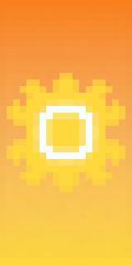 Sun banner Minecraft Banner