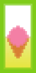 Icecream on table Minecraft Banner