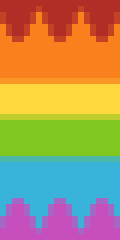LGBT flag Minecraft Banner