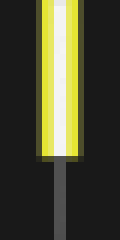 Lightsaber yellow Minecraft Banner