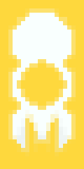 yellow Minecraft Banner