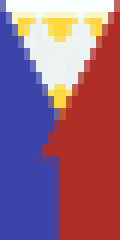 Minecraft: „Flag of Philippines” {War flag} Minecraft Banner