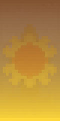 Minecraft banner: The sun Minecraft Banner