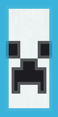 Cr light blue Minecraft Banner