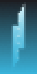 Light Blue Lightning Minecraft Banner