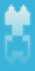 Blue Creeper Warrior's sign Minecraft Banner