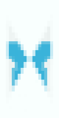 Blue Butterfly Minecraft Banner