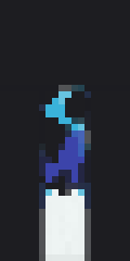 Blue Flame Minecraft Banner