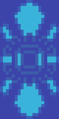 Aquatic Flag Minecraft Banner