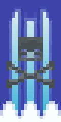 Ice Skull Minecraft Banner