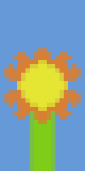 Sunflower Minecraft Banner