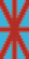 Flag of United Kingdom Minecraft Banner