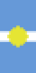 Argentina flag Minecraft Banner