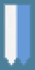 Blue Medieval Banner Minecraft Banner