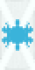 Snow flake Minecraft Banner