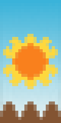 Minecraft Village Sun Banner Minecraft Banner
