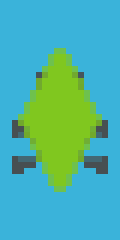Lime chameleon Minecraft Banner