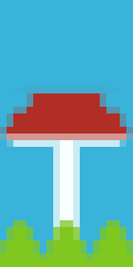 Mushroom banner by Strawberry Minecraft Banner