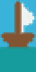 Sail Boat Banner Minecraft Banner