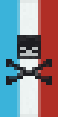 Rebel Flag Minecraft Banner