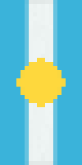 Argentina Minecraft Banner
