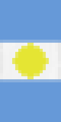 Argentina Flag Minecraft Banner