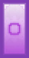 Purple Minecraft Banner