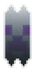 Faded purple creeper Banner Minecraft Banner