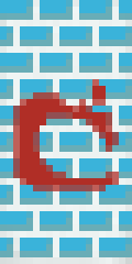 Blue bricks Minecraft Banner