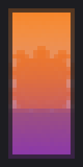 Sunset Minecraft Banner